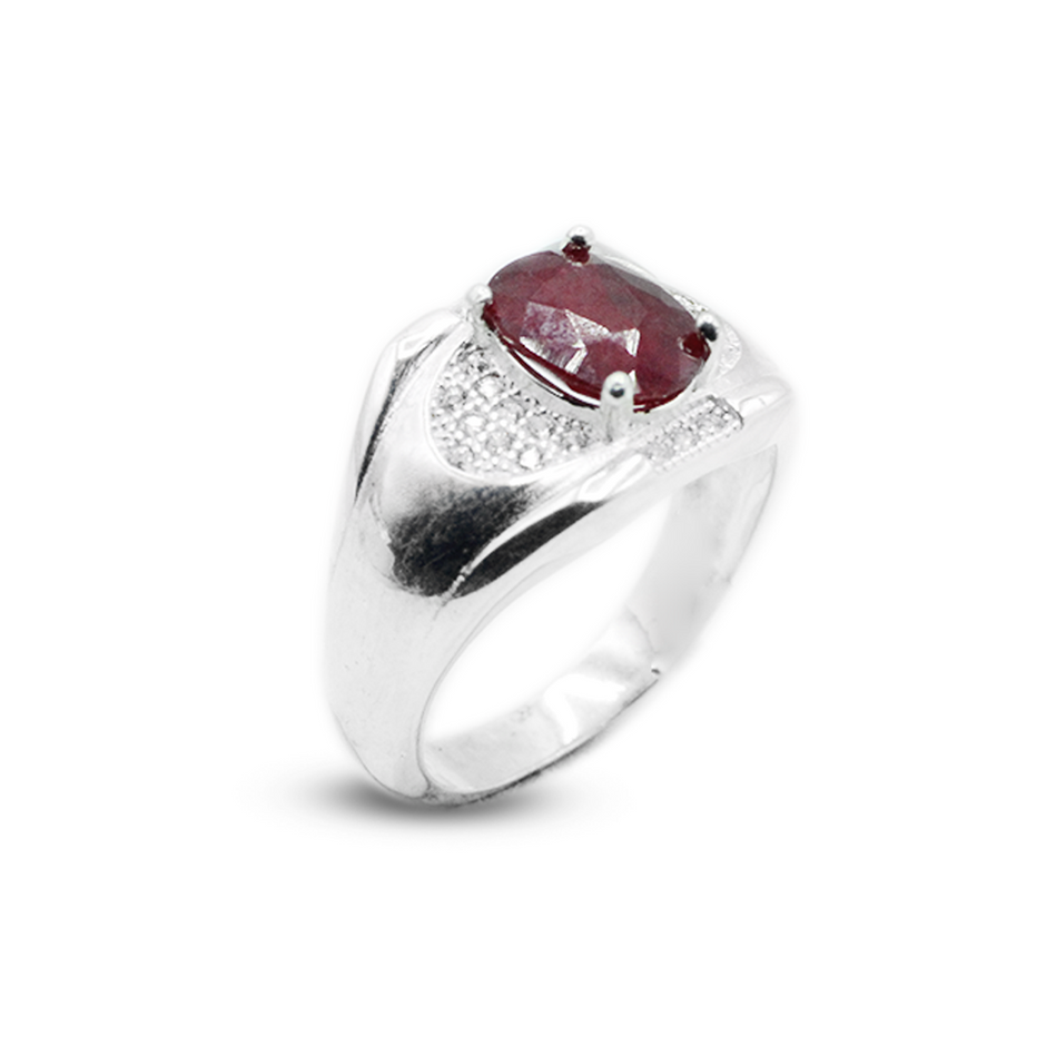 Buy Ruby Rings for Men - Jawa Gems